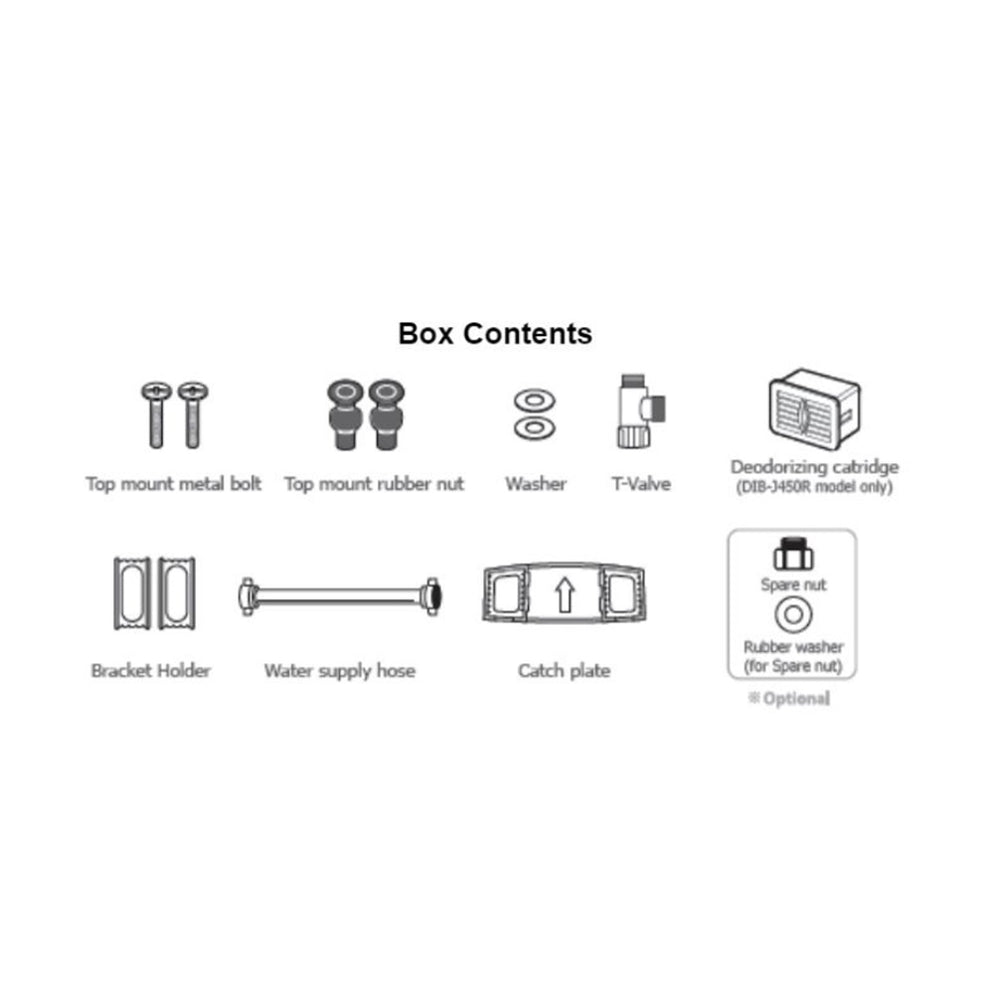 The Bidet Shop ANational N-800R Standard Retrofit Bidet Side Control ...